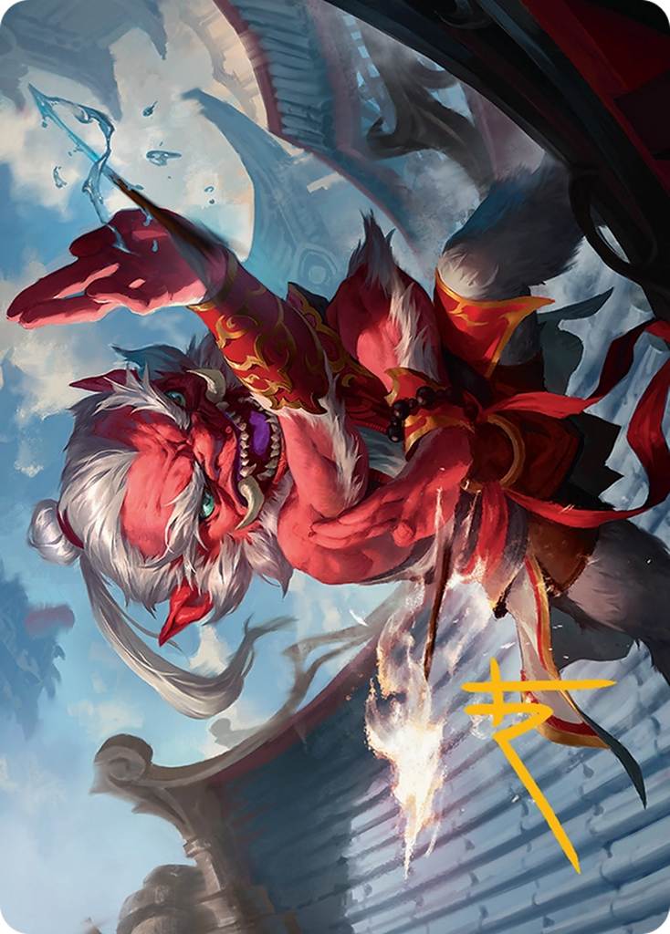 401 Games Canada - Devoted Duelist - Gold Stamped Art Card (ATDM)