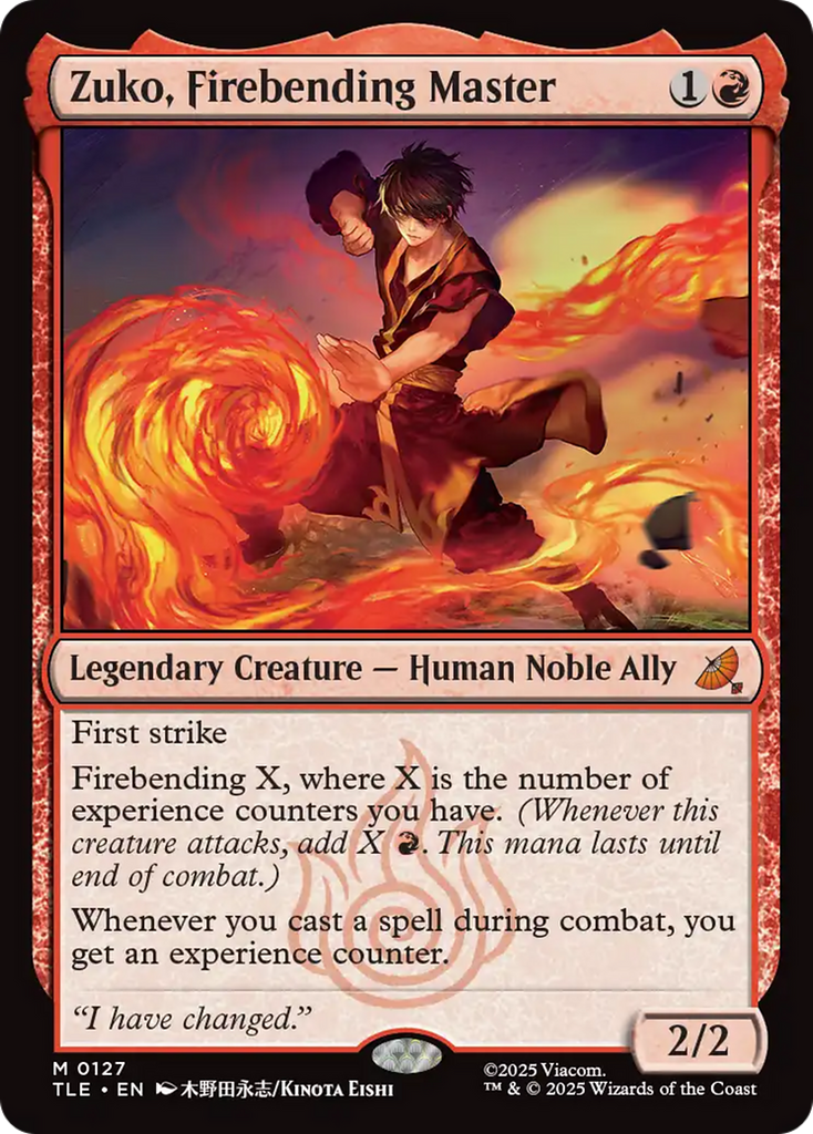 401 Games Canada - Zuko, Firebending Master (TLE)