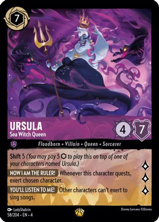 401 Games Canada - Ursula (Sea Witch Queen) - 58/204 - Legendary
