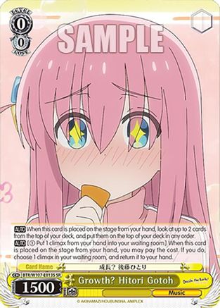 401 Games Canada - Growth? Hitori Gotoh (SR) - BTR/W107-E013SSR - Super ...