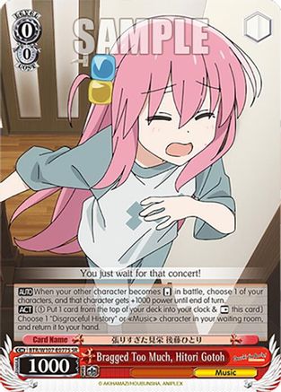 401 Games Canada - Bragged Too Much, Hitori Gotoh (SR) - BTR/W107 ...