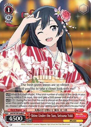 401 Games Canada - Shine Under the Sun, Setsuna Yuki - SIN/W109-E086C - Common