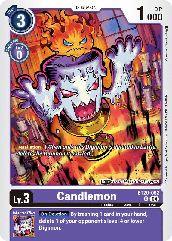 401 Games Canada - Candlemon - BT20-062 - BT20-062 - Common