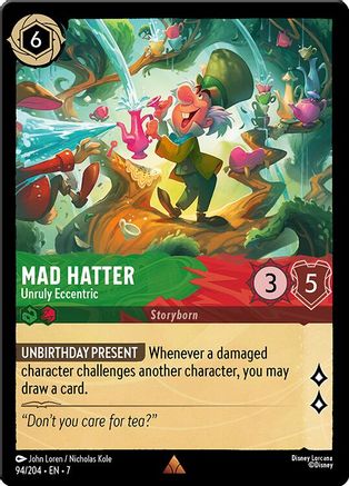 401 Games Canada - Mad Hatter (Unruly Eccentric) - 94/204 - Rare