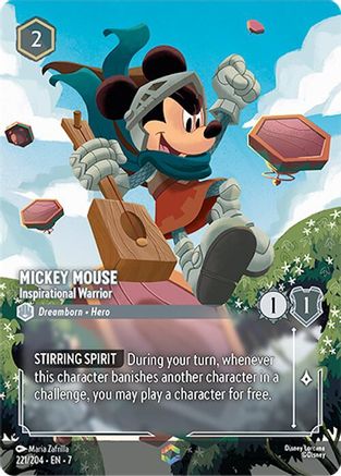 401 Games Canada - Mickey Mouse (Inspirational Warrior) - 221/204 ...