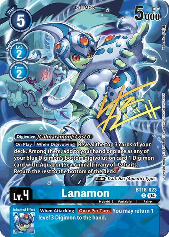 401 Games Canada - Lanamon (Rare Pull) - BT18-023 - Common