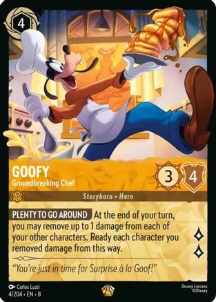 401 Games Canada - Goofy (Groundbreaking Chef) - 4/204 - Legendary