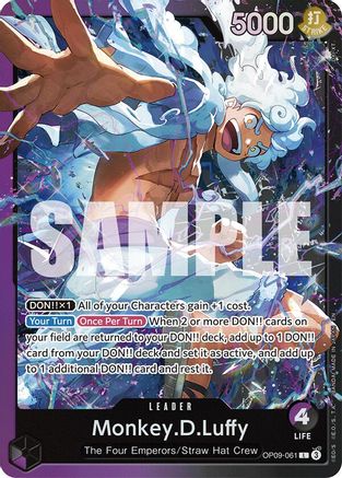 401 Games Canada - Monkey.D.Luffy (ST26) - OP09-061 - Leader