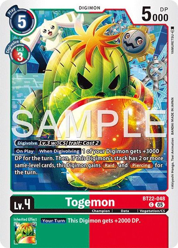 401 Games Canada - Togemon - BT22-048 - Common