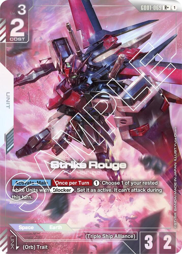 401 Games Canada - Strike Rouge (R+) (Alternate Art) - GD01-069 - Rare+