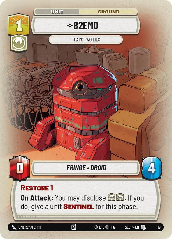 401 Games Canada - B2EMO - That's Two Lies - 19 - Uncommon