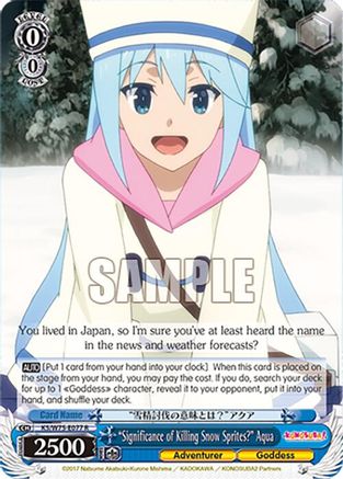 401 Games Canada - "Significance of Killing Snow Sprites?" Aqua - KS ...