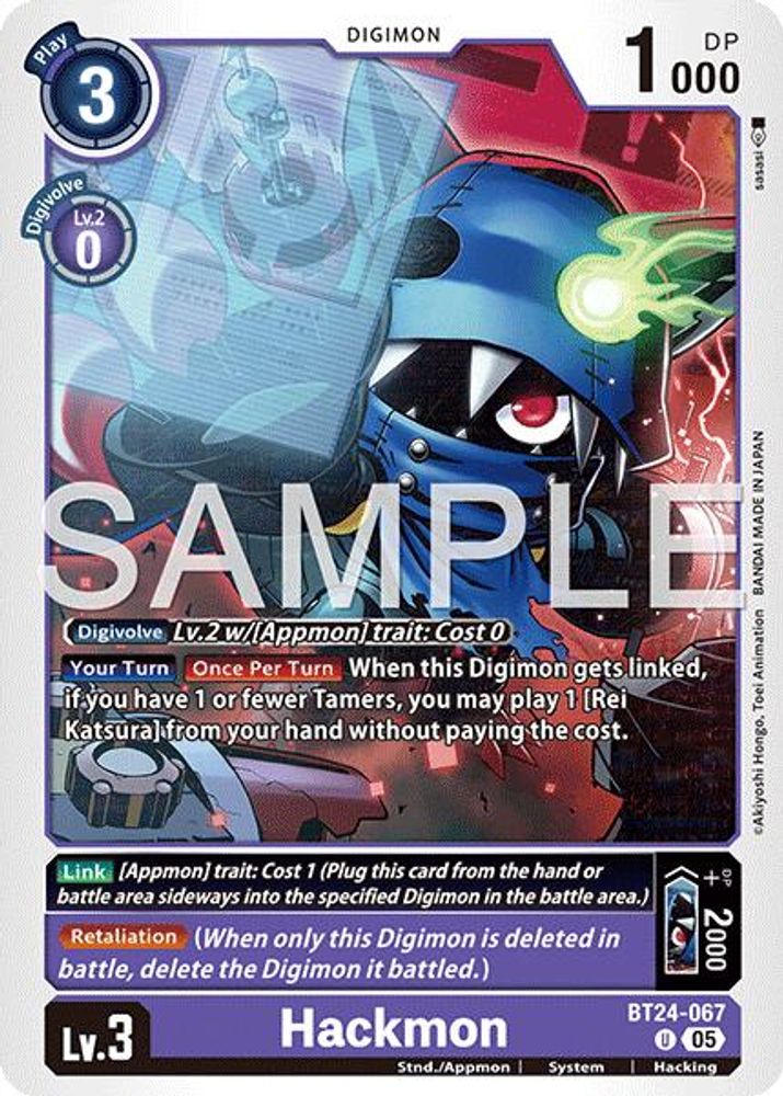 401 Games Canada - Hackmon - BT24-067 - Uncommon