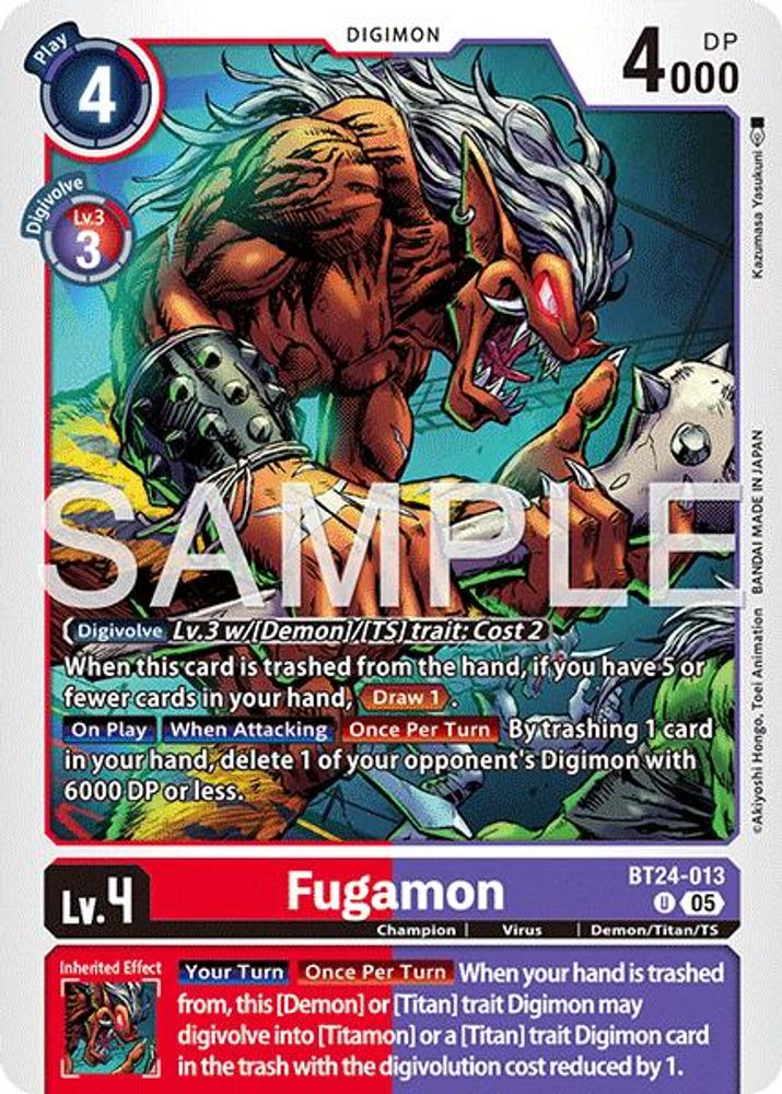 401 Games Canada - Fugamon - BT24-013 - Uncommon