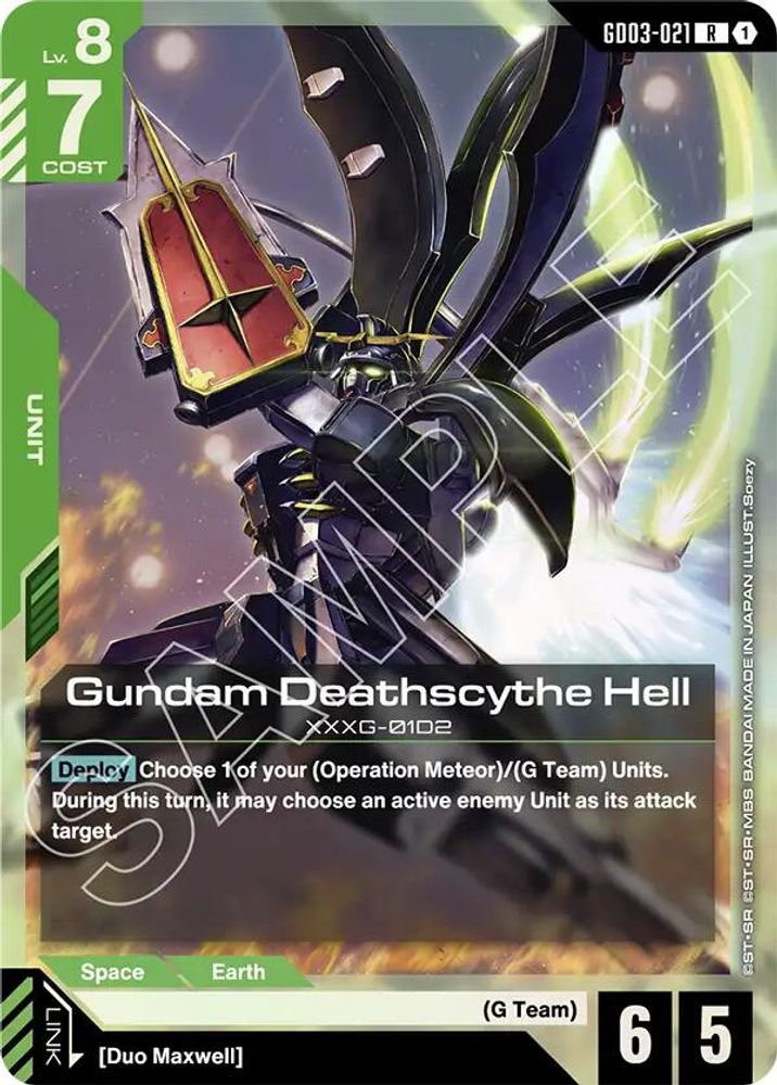401 Games Canada - Gundam Deathscythe Hell - GD03-021 - Rare