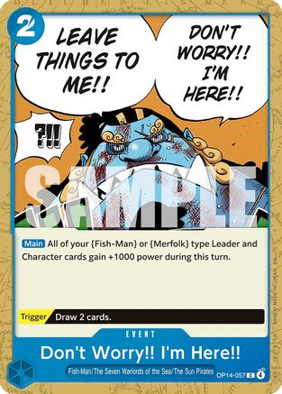 401 Games Canada - Don't Worry!! I'm Here!! - OP14-057 - Common