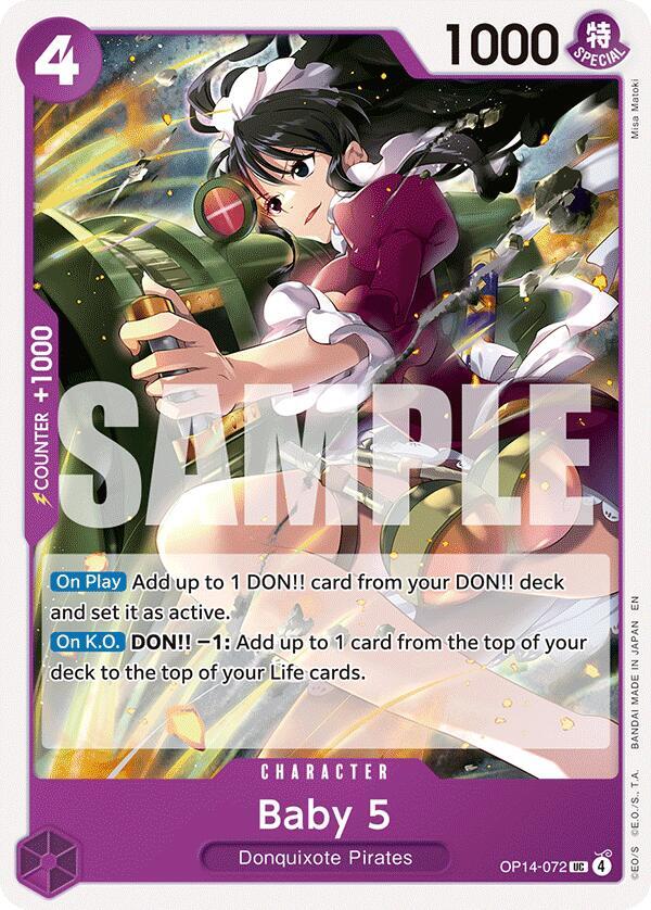 401 Games Canada - Baby 5 - OP14-072 - Uncommon