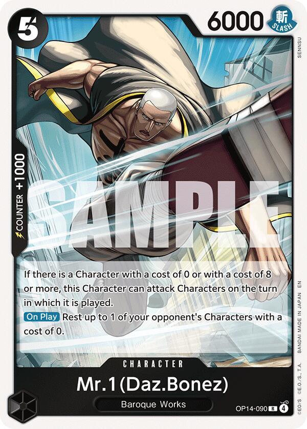 401 Games Canada - Mr.1(Daz.Bonez) - OP14-090 - Rare