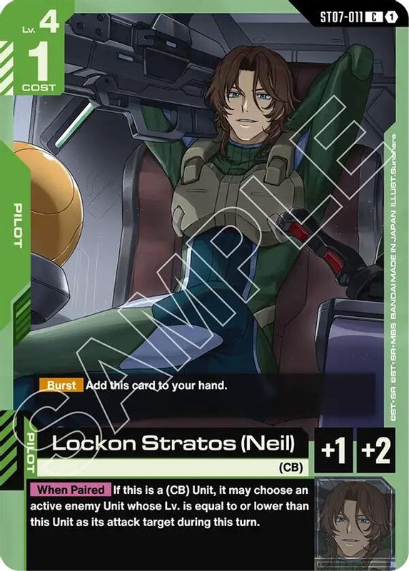 401 Games Canada - Lockon Stratos (Neil) - ST07-011 - Common