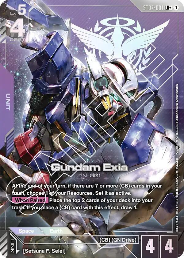 401 Games Canada - Gundam Exia (ST07-001) (LR+) (Alternate Art) - ST07 ...
