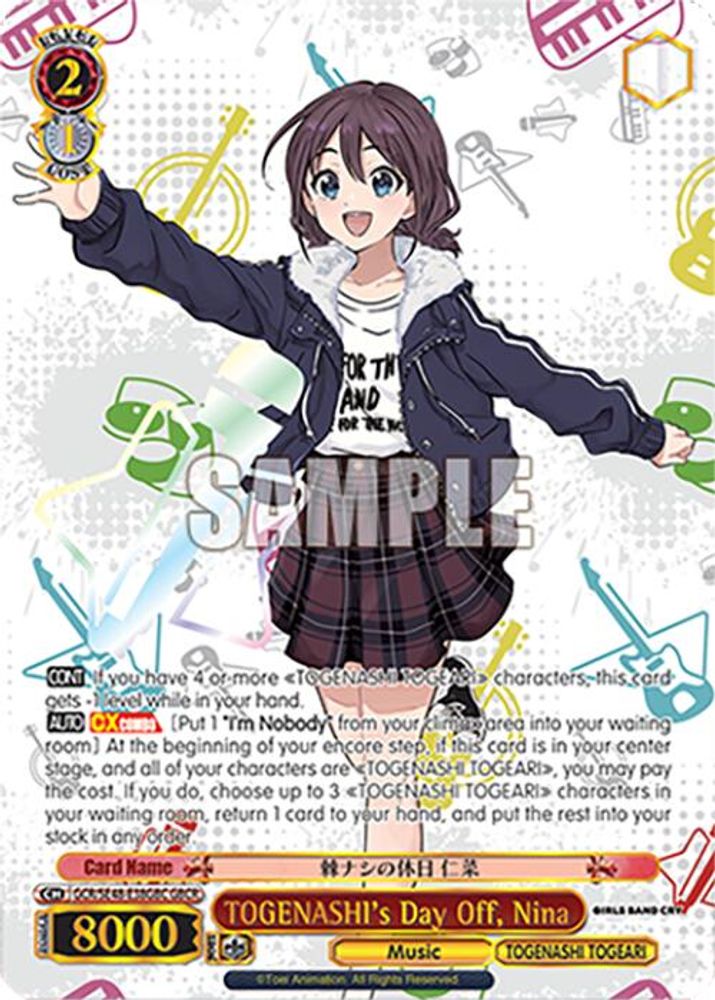 401 Games Canada - TOGENASHI's Day Off, Nina (GBCR) - GCR/SE48 ...