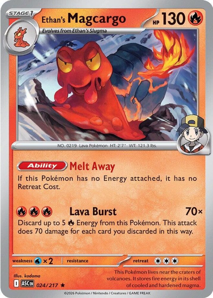 401 Games Canada - Ethan's Magcargo - 024/217 - Rare