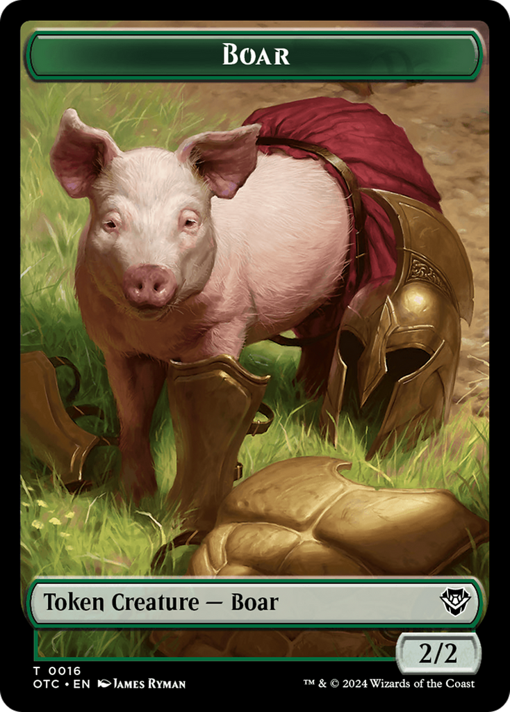 401 Games Canada - Boar Token (TOTC)
