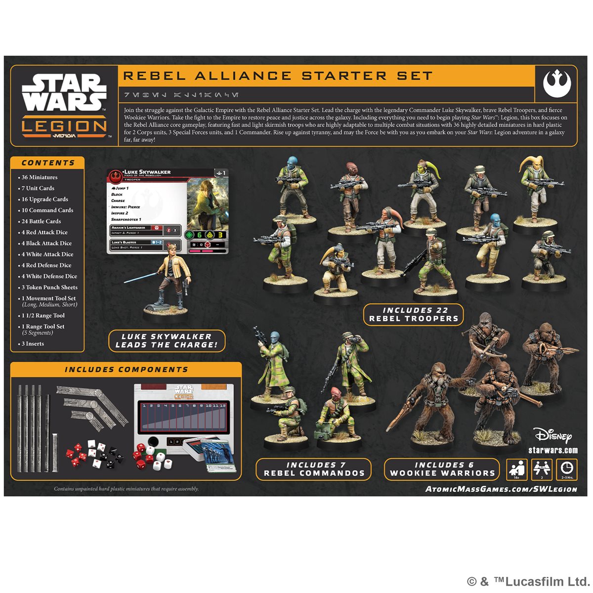401 Games Canada - Star Wars: Legion - Rebels - Rebel Alliance Starter ...