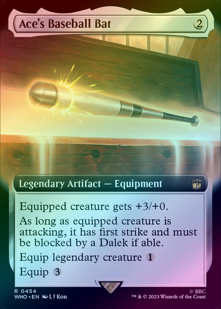 401 Games Canada - Ace's Baseball Bat - Extended Art (Foil) (WHO)