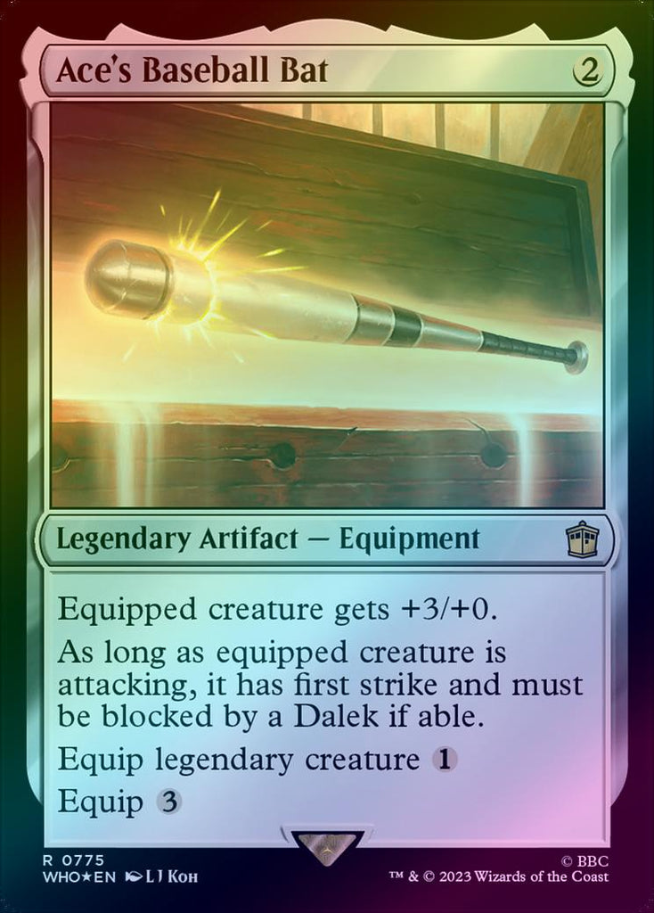 401 Games Canada - Ace's Baseball Bat (Surge Foil) (WHO)