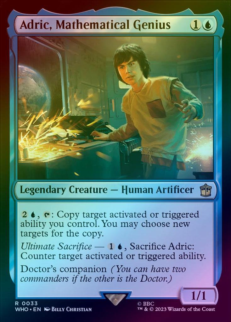 401 Games Canada - Adric, Mathematical Genius (Foil) (WHO)