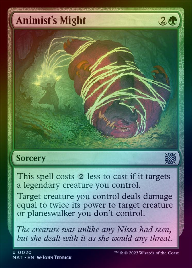 401 Games Canada - Animist's Might (Foil) (MAT)