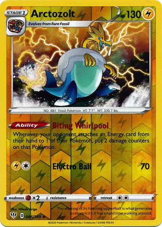 401 Games Canada - Arctozolt - 066/189 - Holo Rare - Reverse Holo