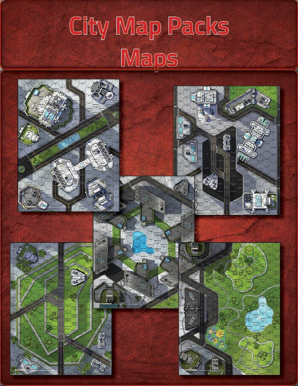 401 Games Canada - Battletech - Map Pack - Cities (Pre-Order)