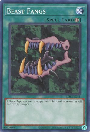 401 Games Canada - Beast Fangs - LOB-EN041 - Common - 25th Anniversary ...