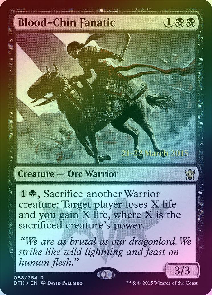 401 Games Canada - Blood-Chin Fanatic - Prerelease Promo (Foil) (PDTK)