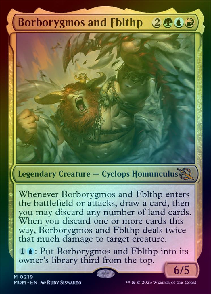 401 Games Canada - Borborygmos and Fblthp (Foil) (MOM)