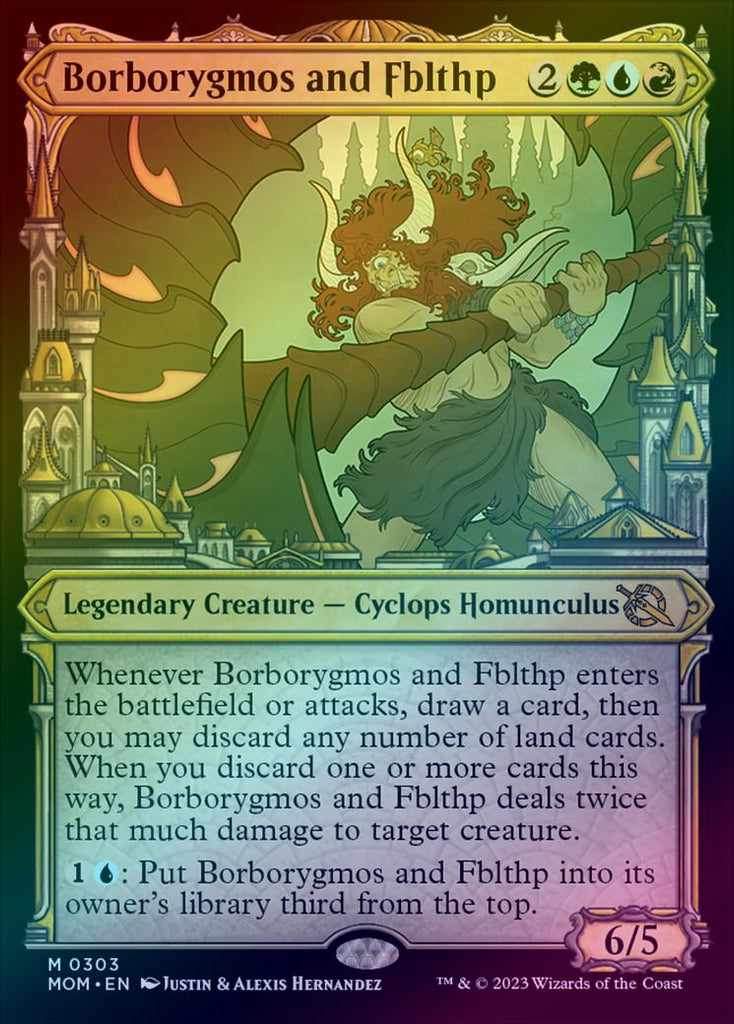 401 Games Canada - Borborygmos and Fblthp - Showcase (Foil) (MOM)