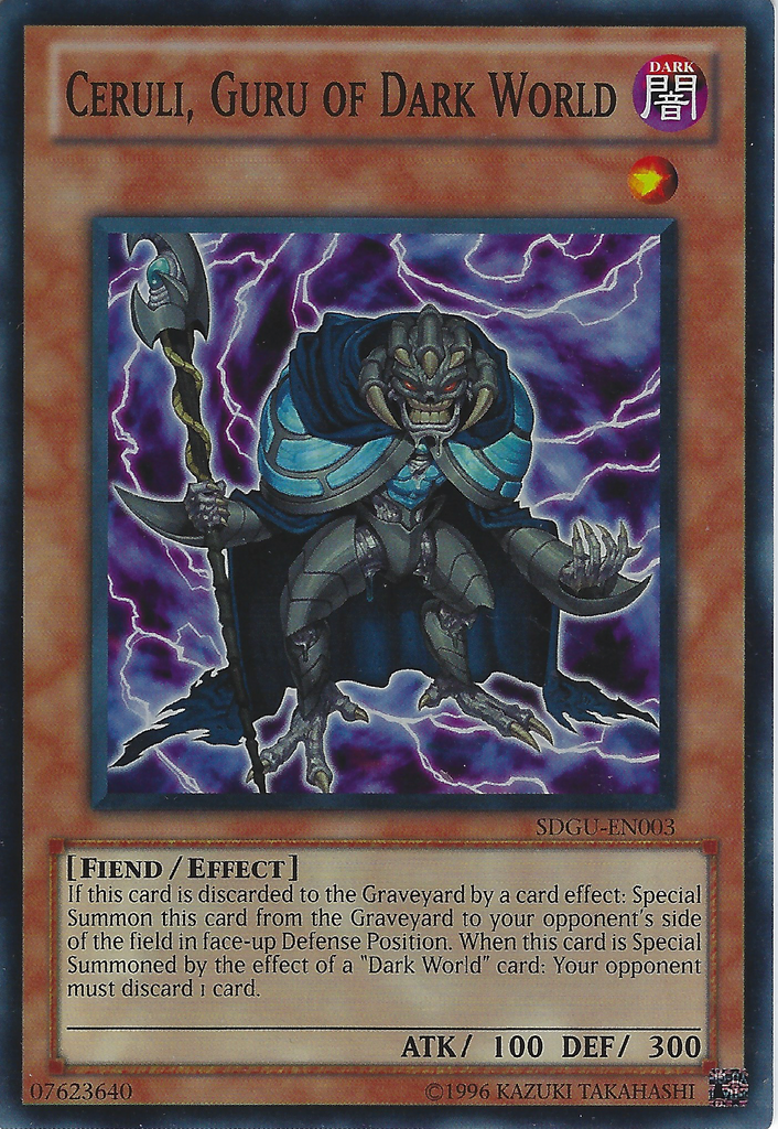 401 Games Canada - Ceruli, Guru of Dark World - SDGU-EN003 - Super Rare ...