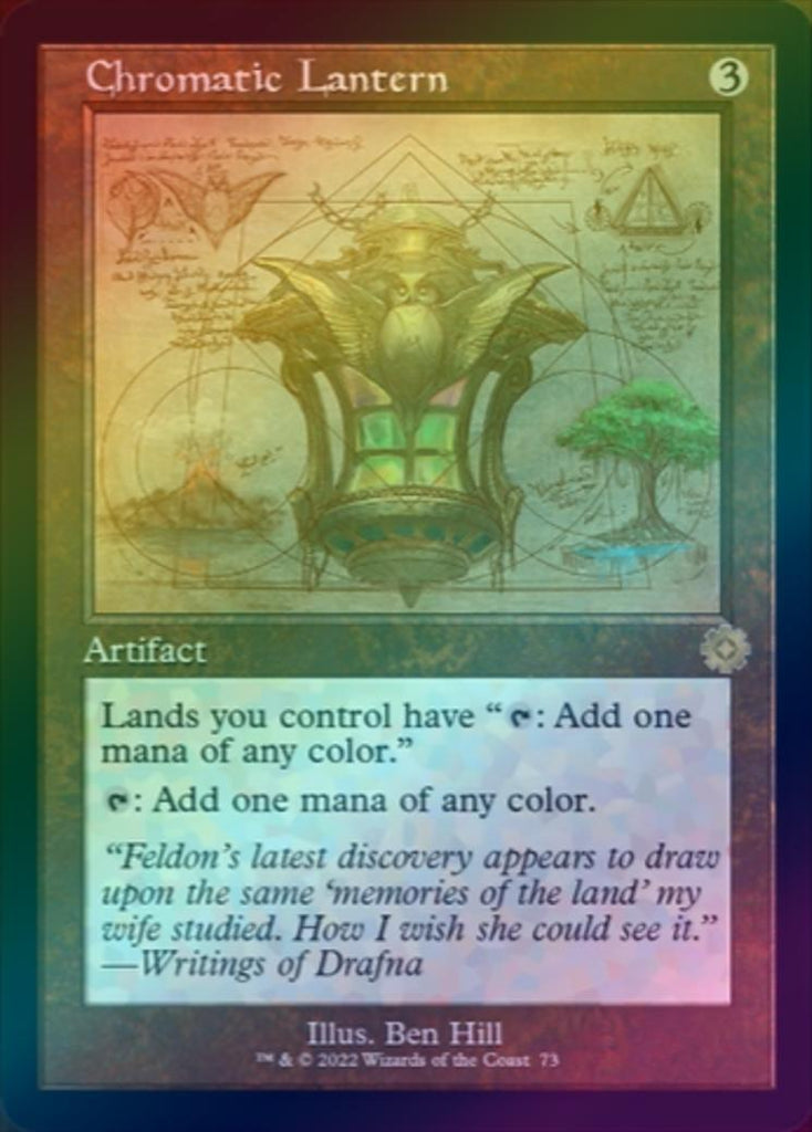 401 Games Canada - Chromatic Lantern - Schematic Art (Foil) (BRR)