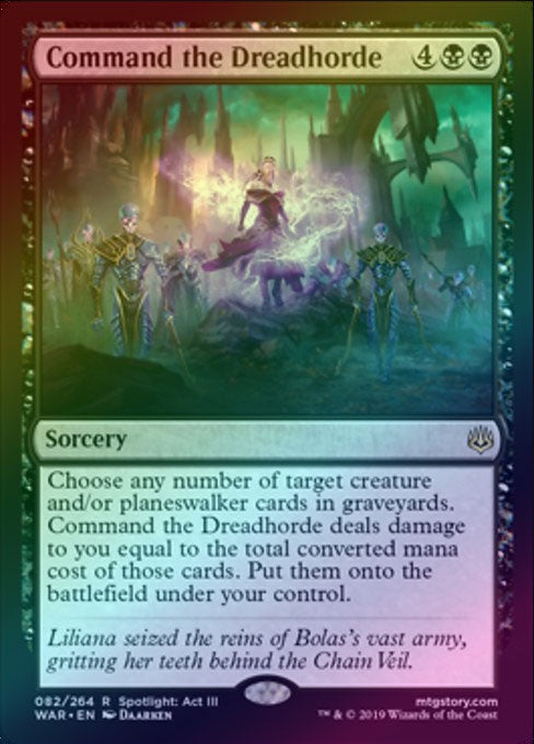 401 Games Canada - Command the Dreadhorde (Foil) (WAR)