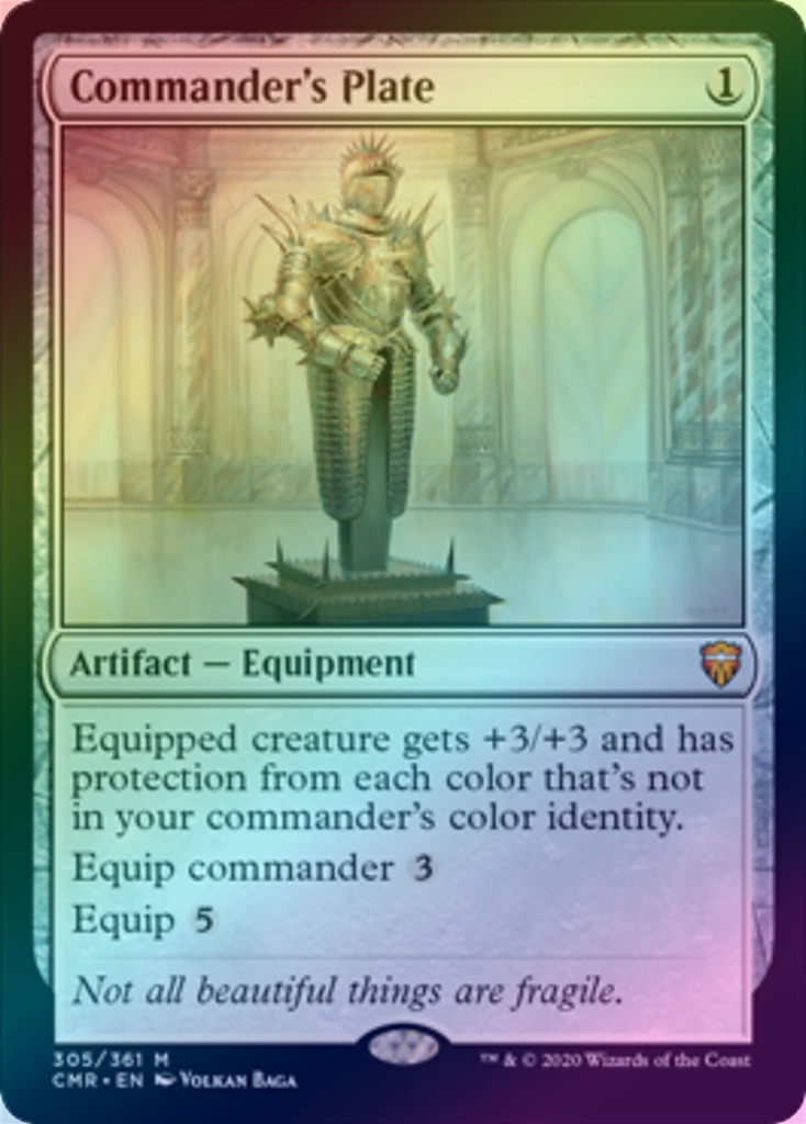 401 Games Canada - Commander's Plate (Foil) (CMR)