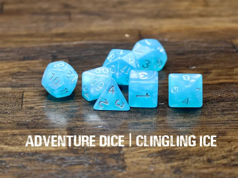 401 Games Canada - Adventure Dice - 7 Piece Set - Clinging Ice