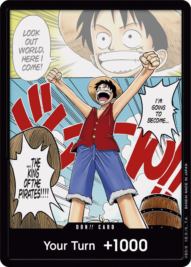 401 Games Canada - DON!! Card (Luffy Art) - OP01 - DON!!