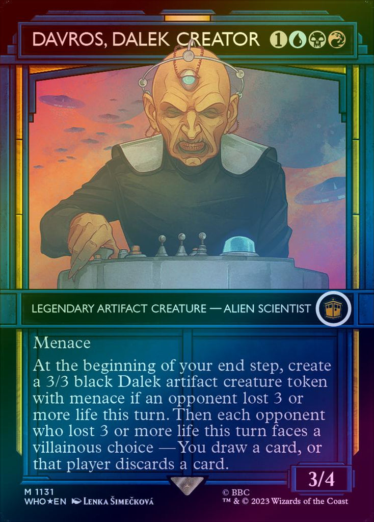 401 Games Canada - Davros, Dalek Creator - Showcase (Surge Foil) (WHO)