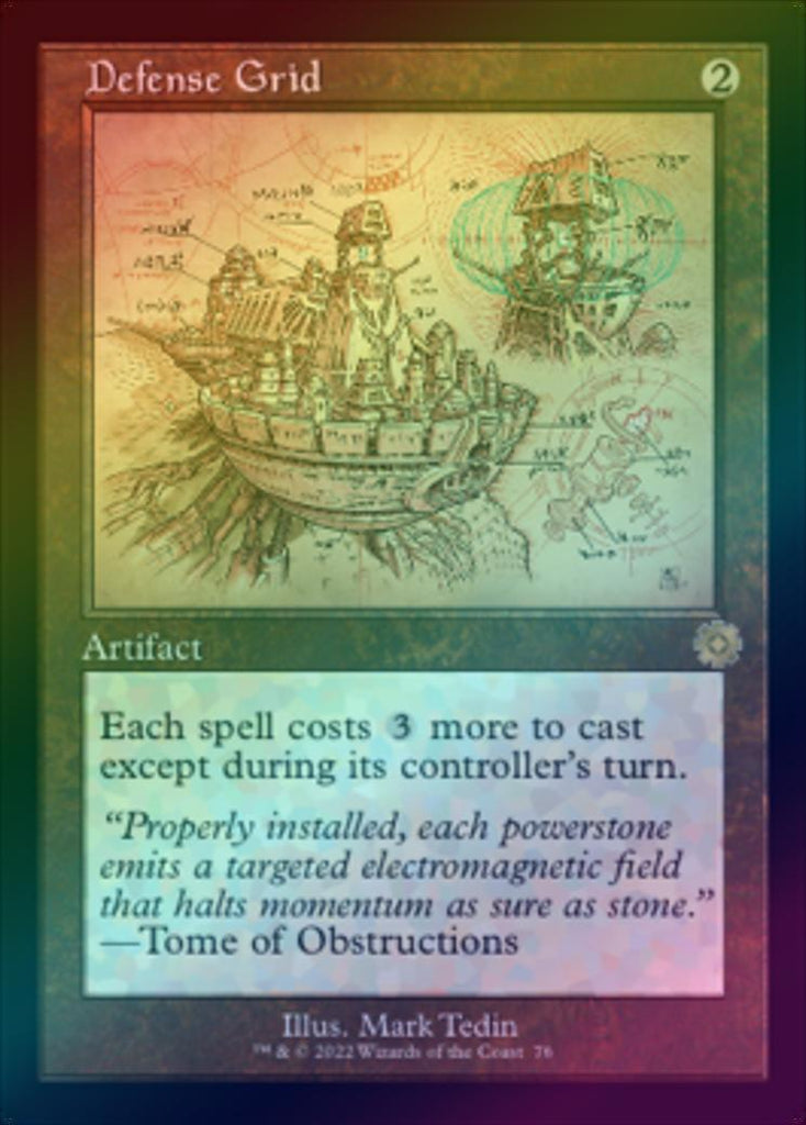 401 Games Canada - Defense Grid - Schematic Art (Foil) (BRR)