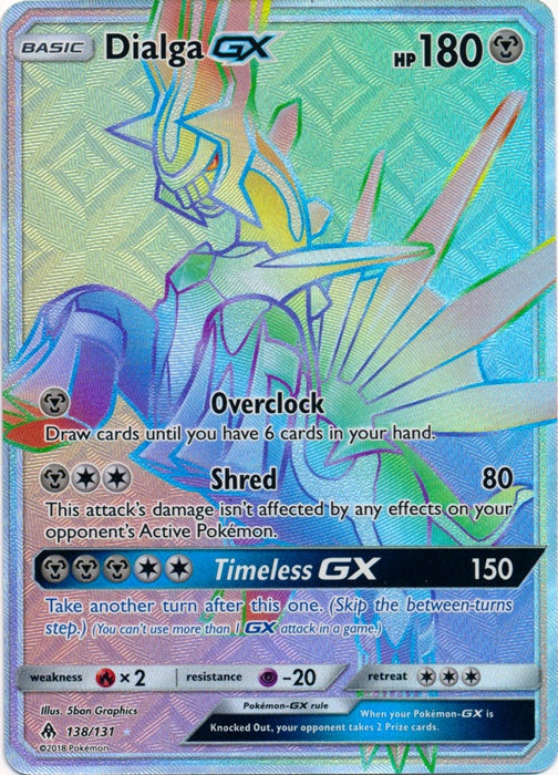 401 Games Canada - Dialga GX - 138/131 - Hyper Rare