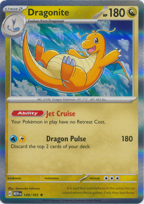 401 Games Canada - Dragonite - 149/165 - Rare