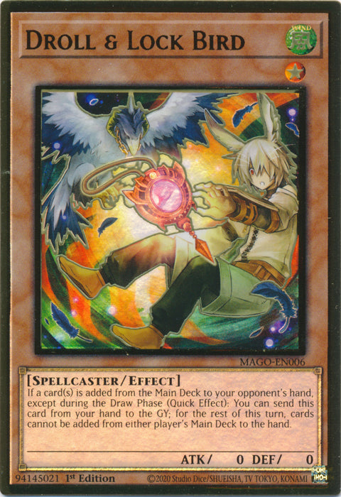 401 Games Canada - Droll & Lock Bird - MAGO-EN006 - Premium Gold Rare ...