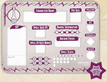 401 Games Canada - Dungeons & Dragons Bard Token Set